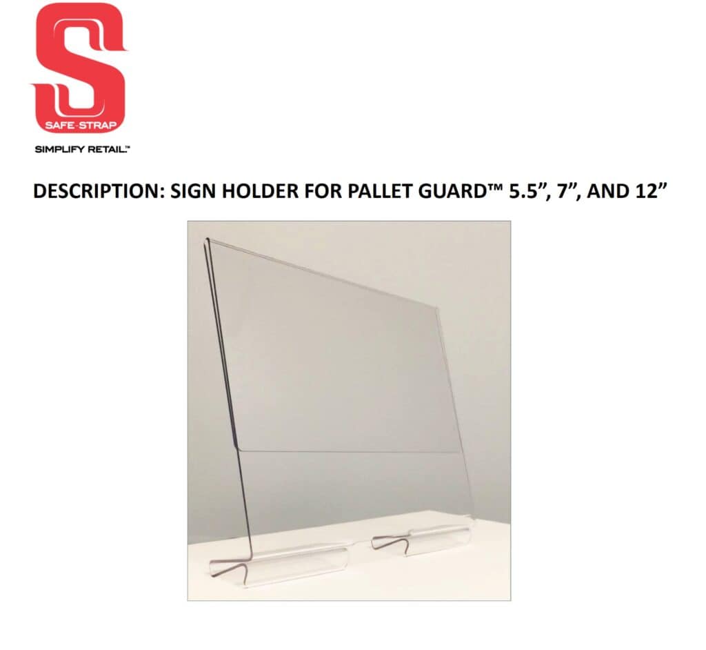 7" Pallet Guard - Safe Strap