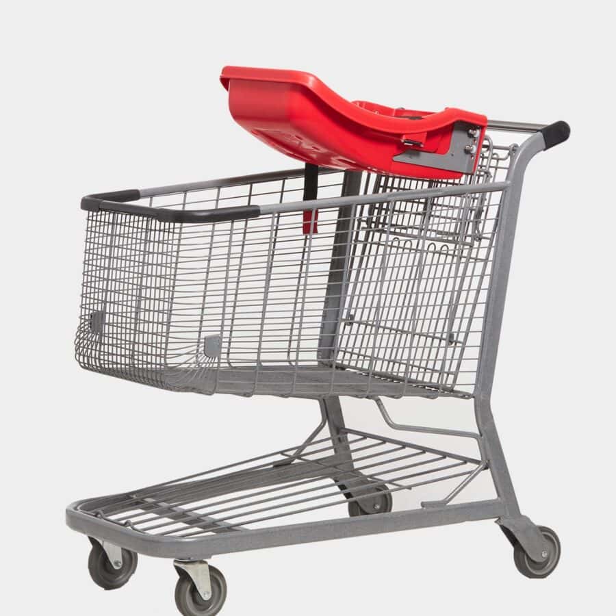 Safe-Dock™ universal infant car seat docking station for shopping carts ...