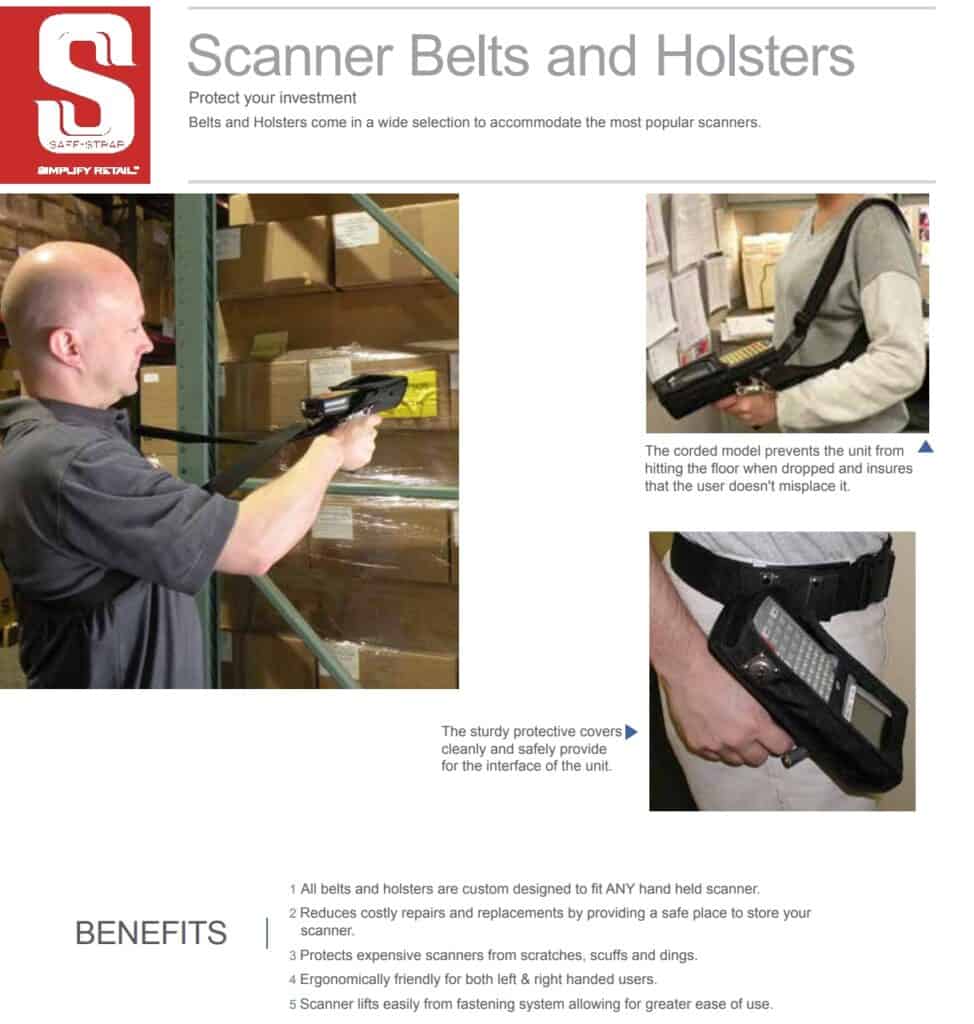 Scanner Belts and Holsters – Protect your investment. - Safe Strap