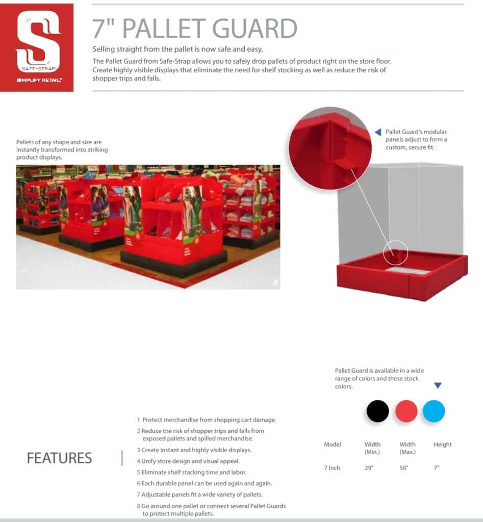 7" Pallet Guard - Safe Strap