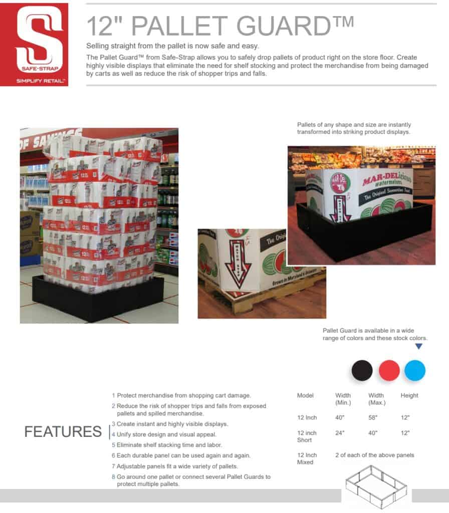 12" Pallet Guard - Safe Strap